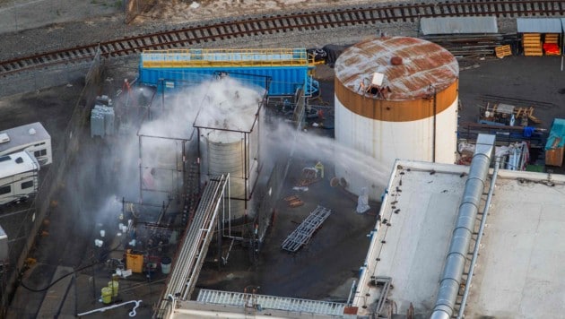 Leck an Chemietank: Explosionsgefahr steigt