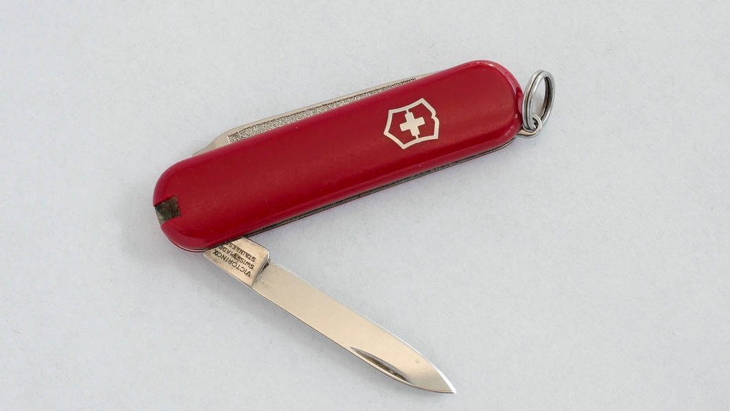 Swiss army knife journeys from Switzerland to space
