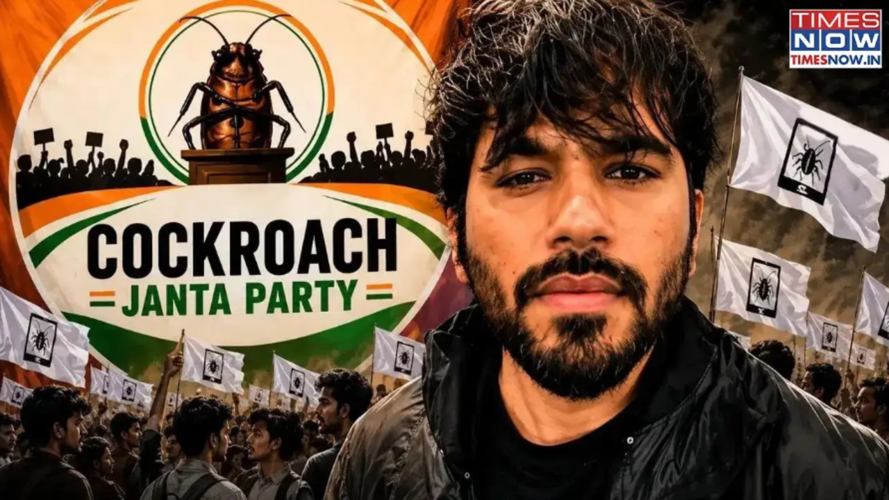Viral 'Cockroach Janata Party' founder's home gets 24x7 police ...