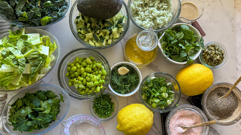 Super green grain salad recipe