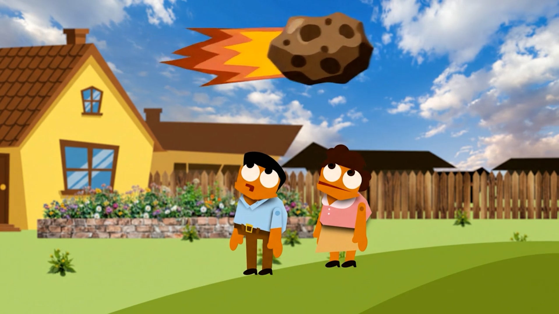 Struck by a meteorite and lived to tell the tale