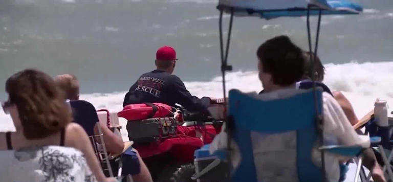 Lifeguards warn of rip current dangers at Florida beaches this Memorial ...