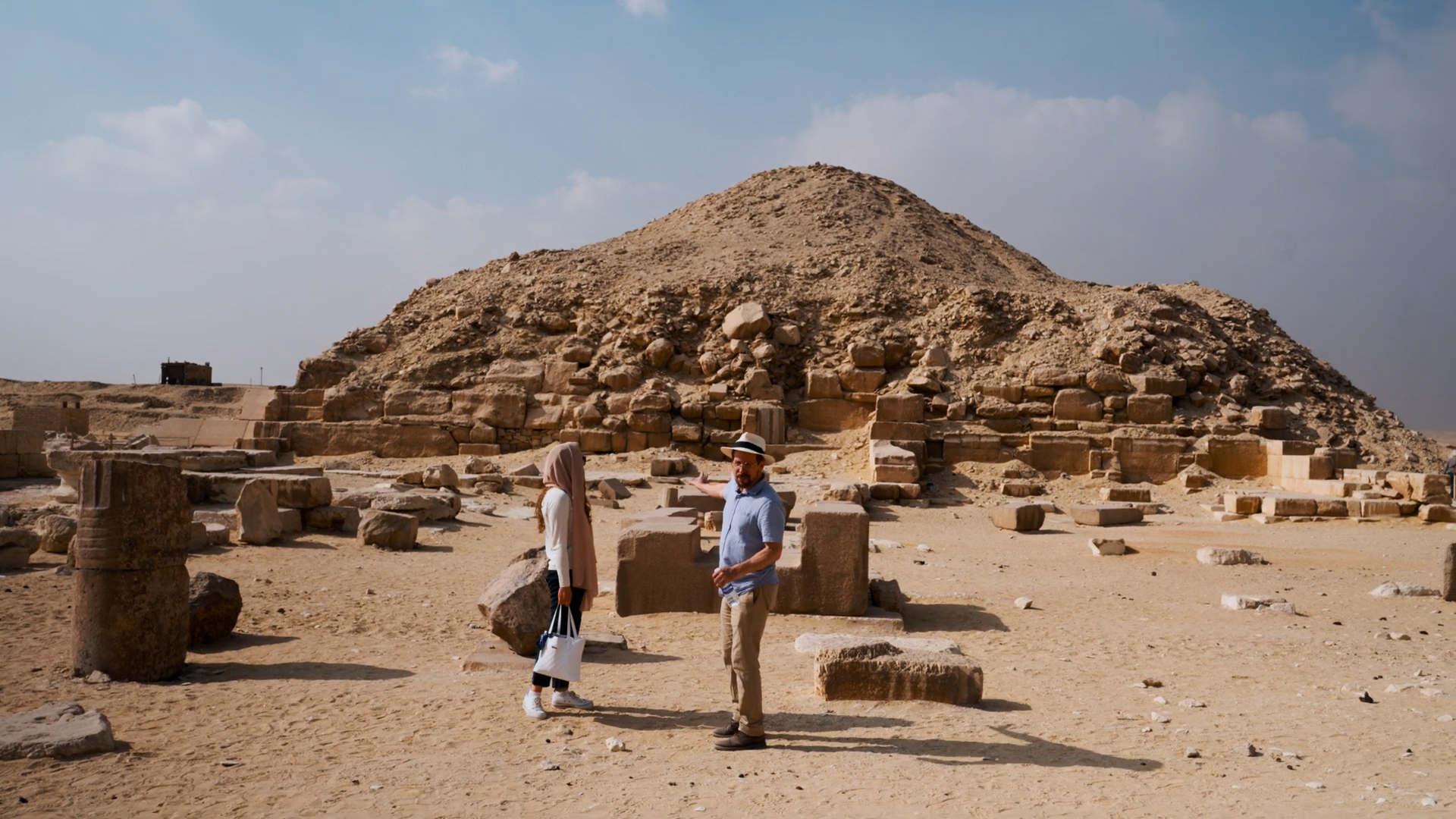 How is the pyramid of Unas different from others?