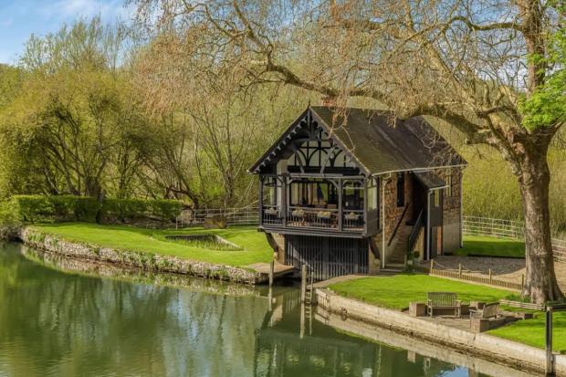 Unique property by River Thames with private mooring for sale