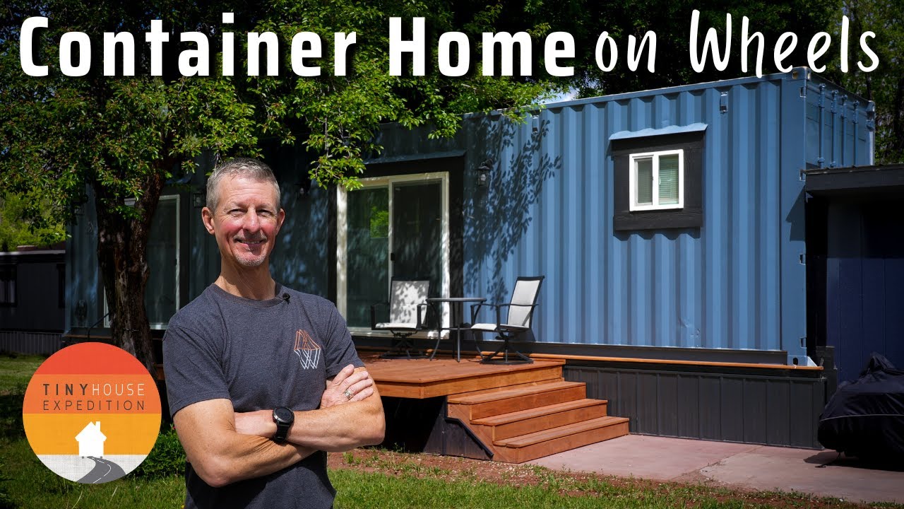 Living simply in a cozy container home