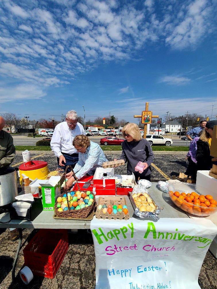 St. John's Street Church brings church outside the building