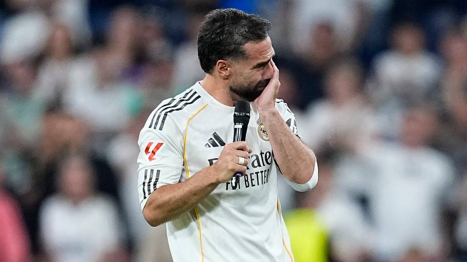 Dani Carvajal breaks down in tears in emotional farewell to Real Madrid