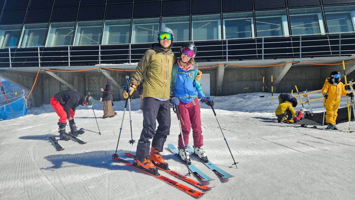 31 Grad im Tal – aber diese Wintersportfans gehen heute im Wallis auf ...