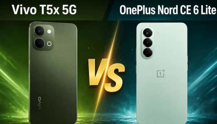 Vivo T5x 5G vs OnePlus Nord CE 6 Lite: Which smartphone is better to ...