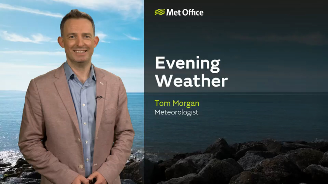 Met Office Sunday evening weather forecast 24/05/2026