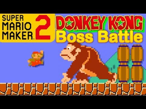 How to create an epic Donkey Kong boss in Mario Maker