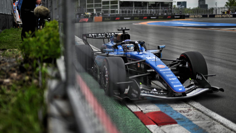 Albon tot 'winnaar' verklaard in Canada na aanrijding met bosmarmot