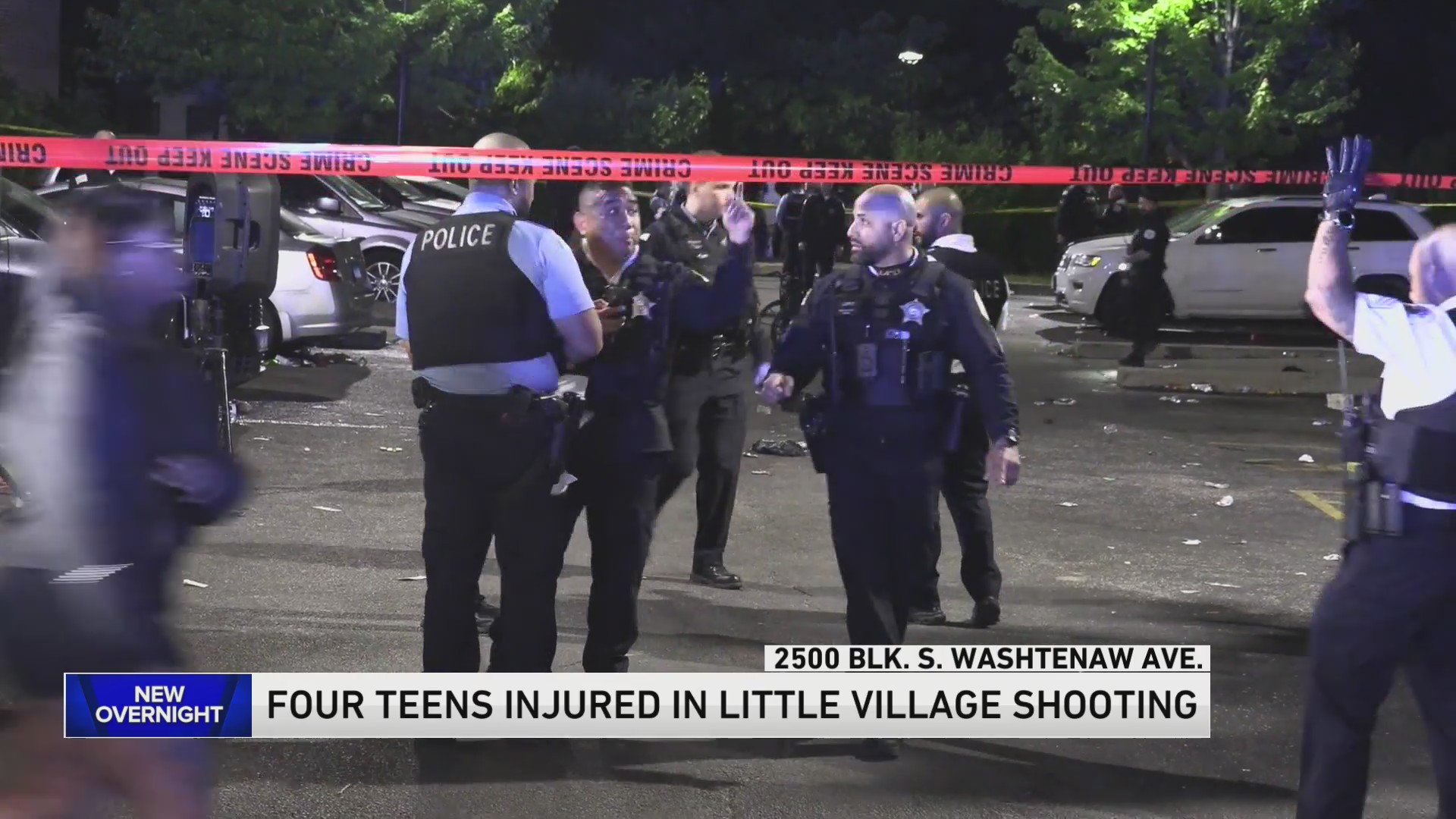 4 teenagers shot near Little Village overnight, according to Chicago police