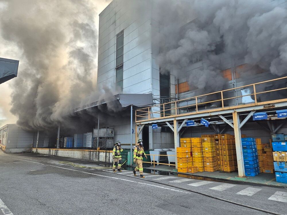 Seosan auto plant fire injures two firefighters