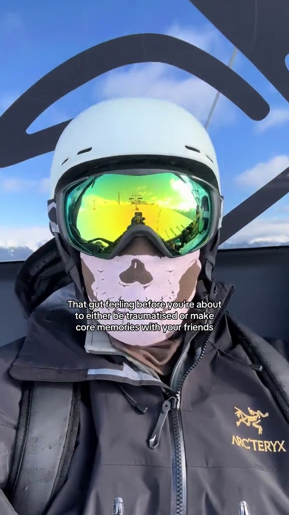 That nervous ski lift ride before the run of your life