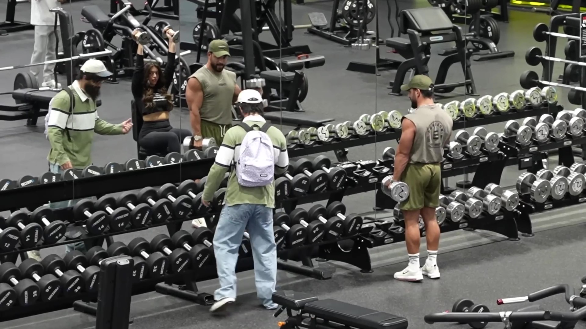 These dumbbells are fake
