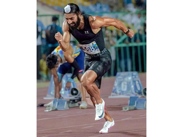 'Fastest man in India': Indian Navy hails Gurindervir Singh for his win ...