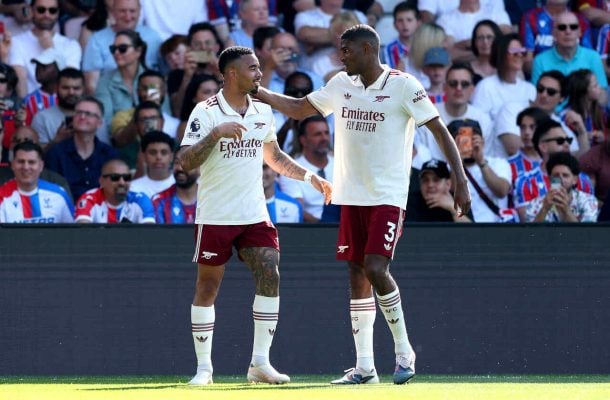 Com gol de Gabriel Jesus, Arsenal vence o Crystal Palace no jogo de ...