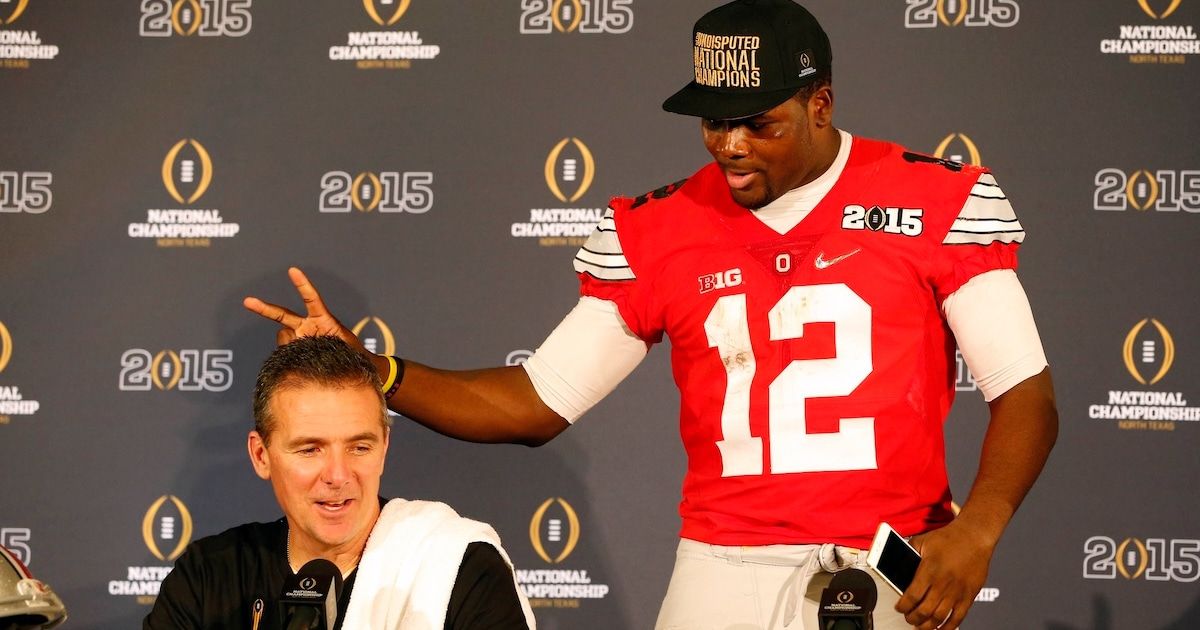 Urban Meyer reveals true thoughts on Cardale Jones’ 2014 title run: 'No ...
