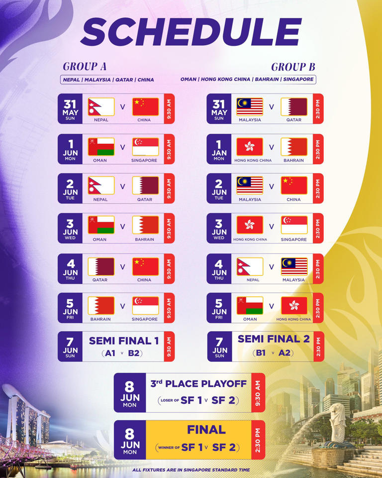 Men's Asian Games cricket qualifier to begin in Singapore from May 31