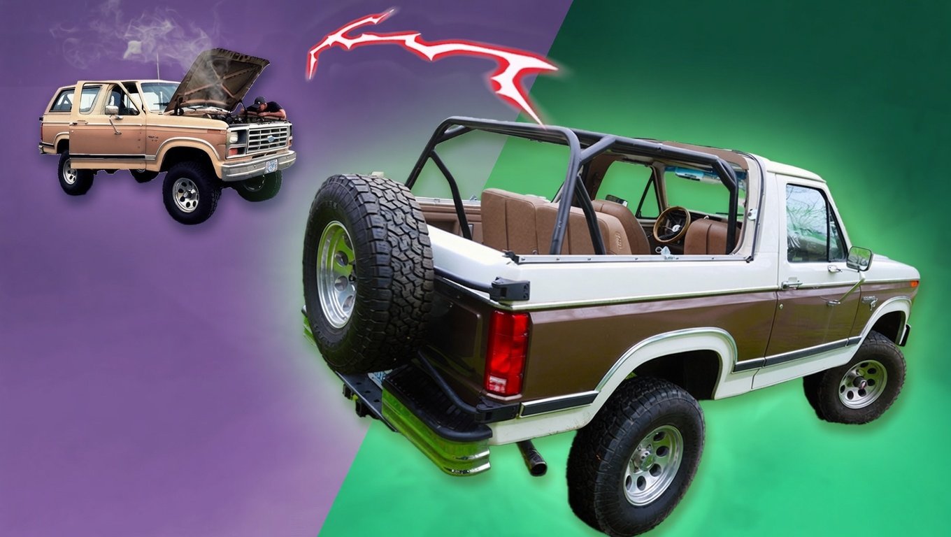 Bronco prepped for the next garage build