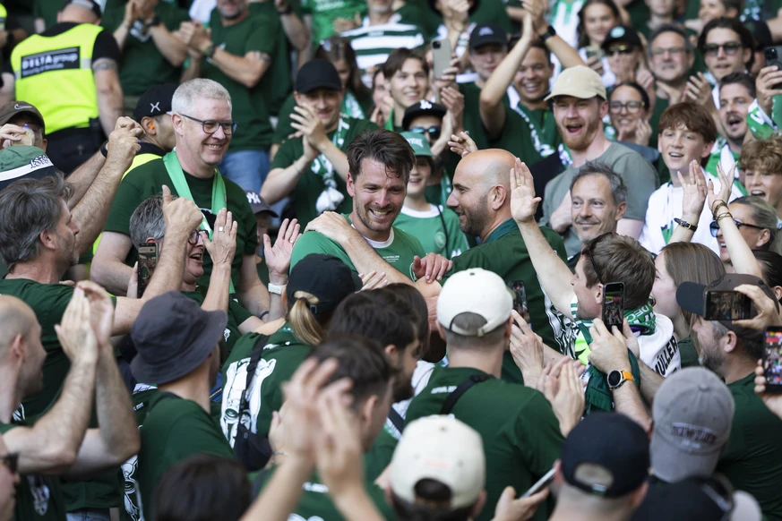 «Schau mal, was hier los ist»: So feiert der FCSG seinen Cupsieg