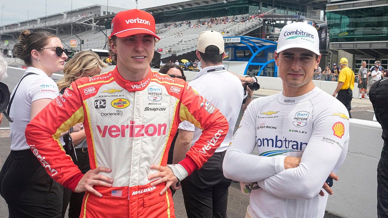 IndyCar driver Caio Collet's vehicle catches fire in terrifying Indy ...