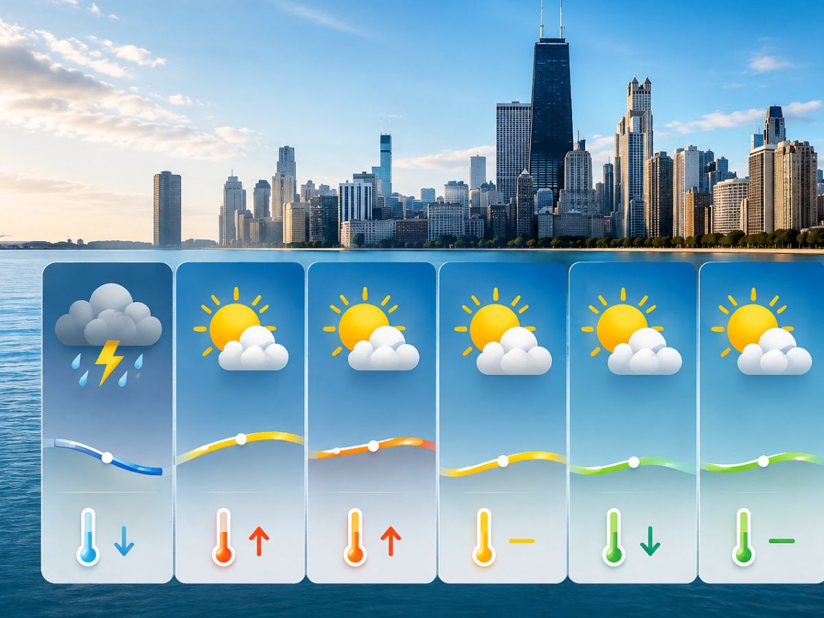 Chicago weather update: Showers, thunderstorms early Sunday give way to ...