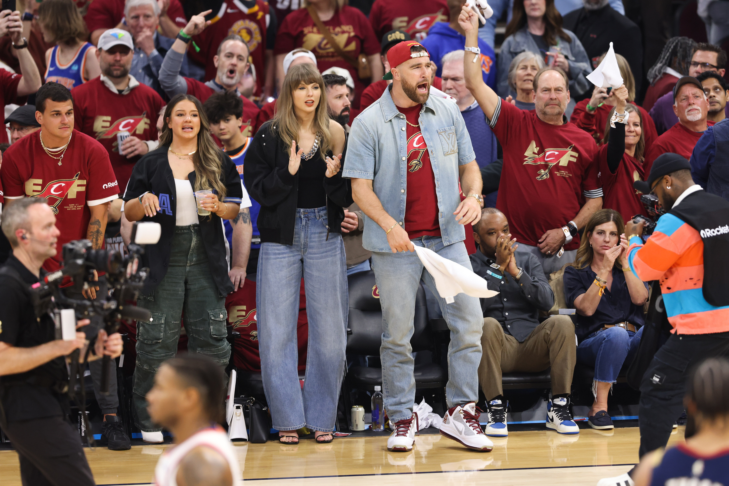 Travis Kelce had classy reaction to Knicks' Game 3 win over Cavaliers