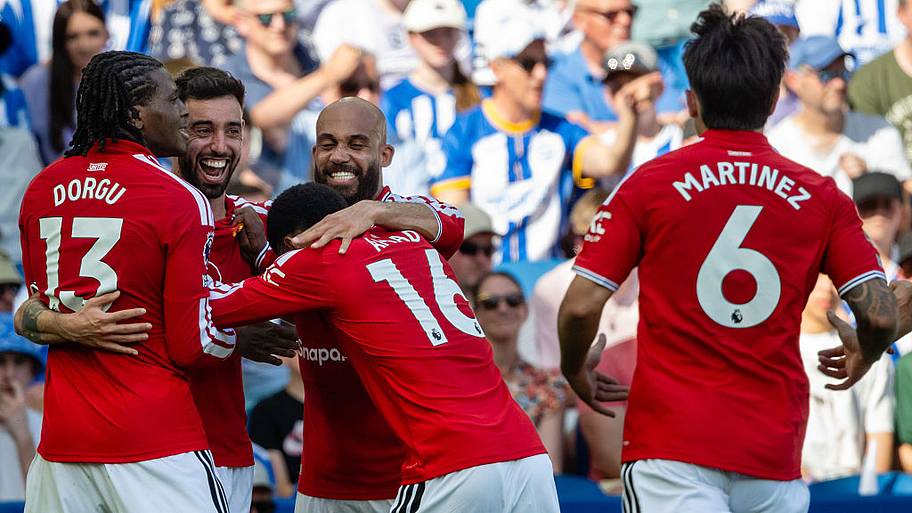 Man Utd player ratings vs. Brighton: Fernandes breaks record in ...