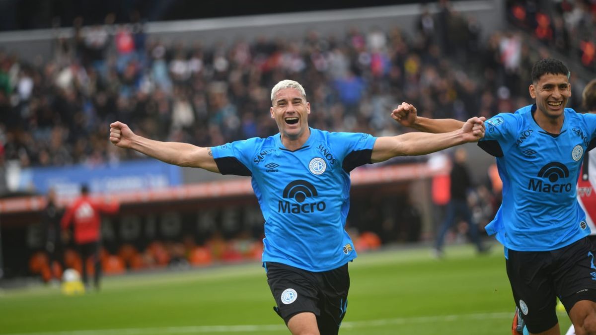 Lo empató rápido Belgrano ante River, por Leonardo Morales por arriba