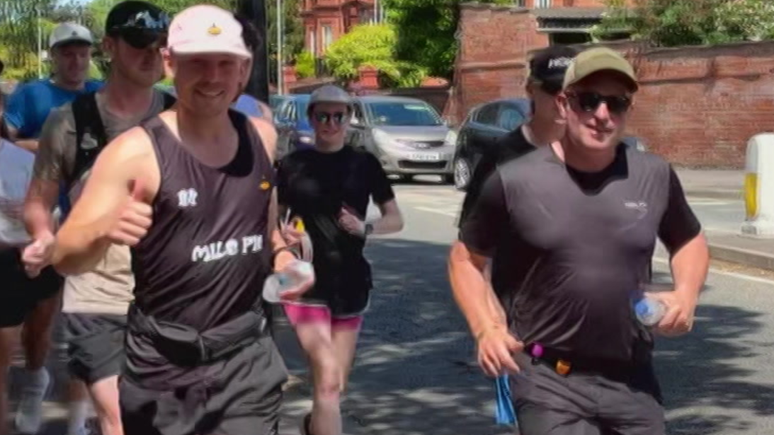 Relay across length of UK 'pretty brutal beast'