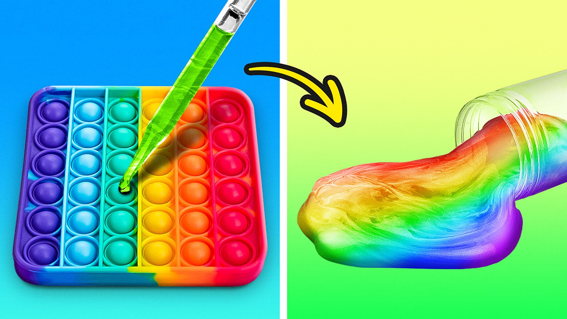Creative POP IT crafts and colorful slimes unleashed