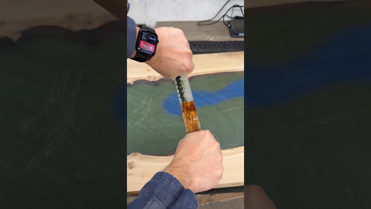 How strong is the bond between wood and resin?