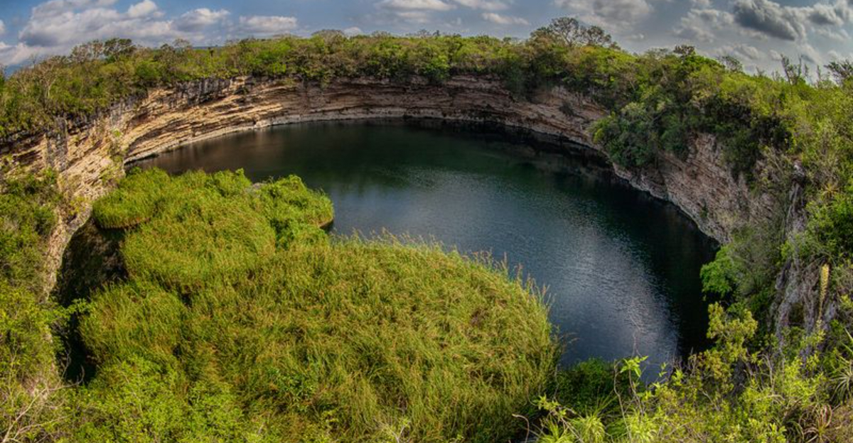 These 14 massive sinkholes look like gateways to another world