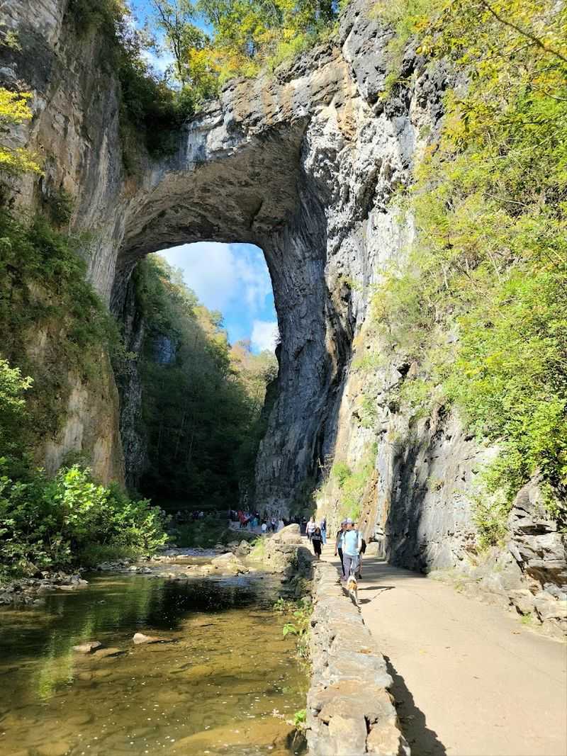 This Virginia natural stone bridge is so massive it legally serves as a ...