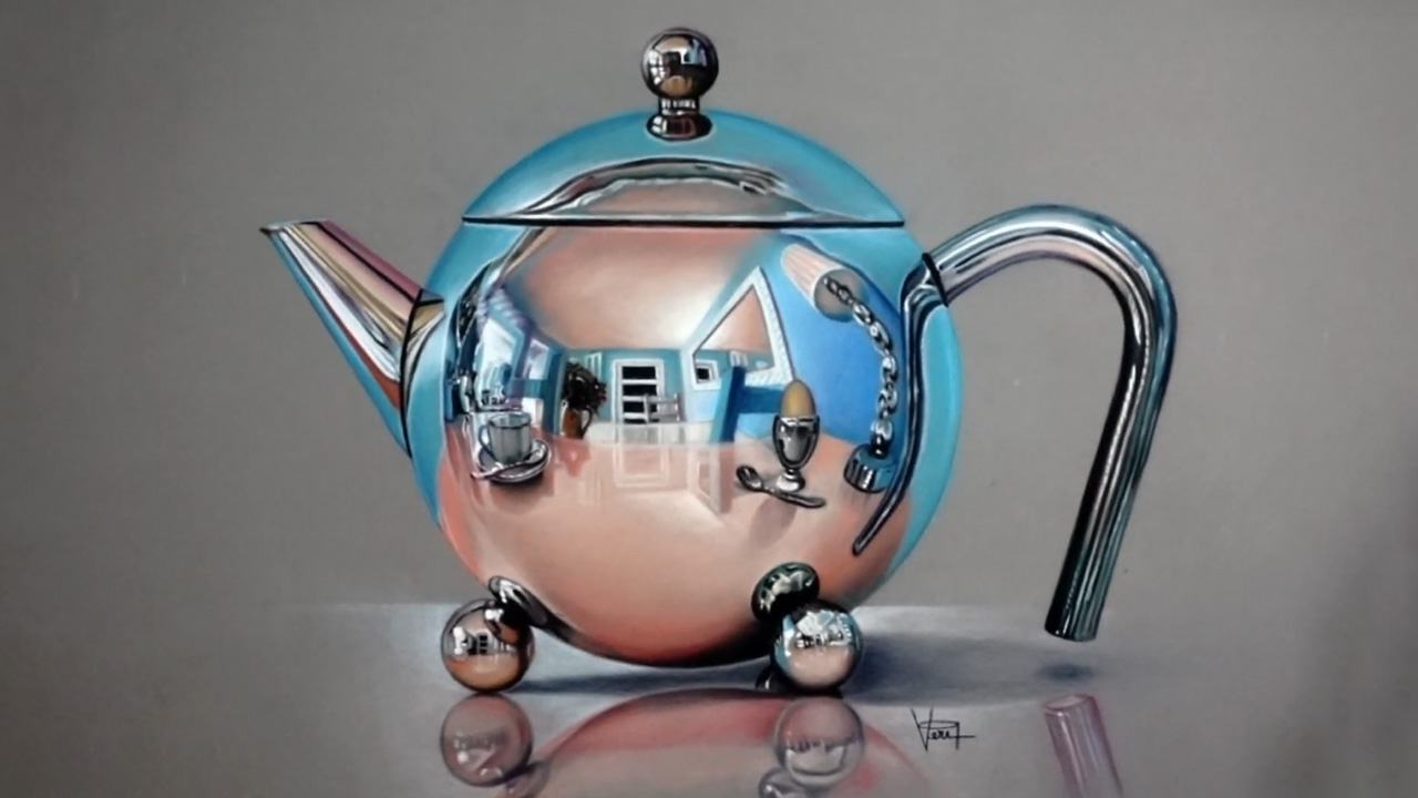 Antique teapot drawing tips: Master shading, texture & vintage style