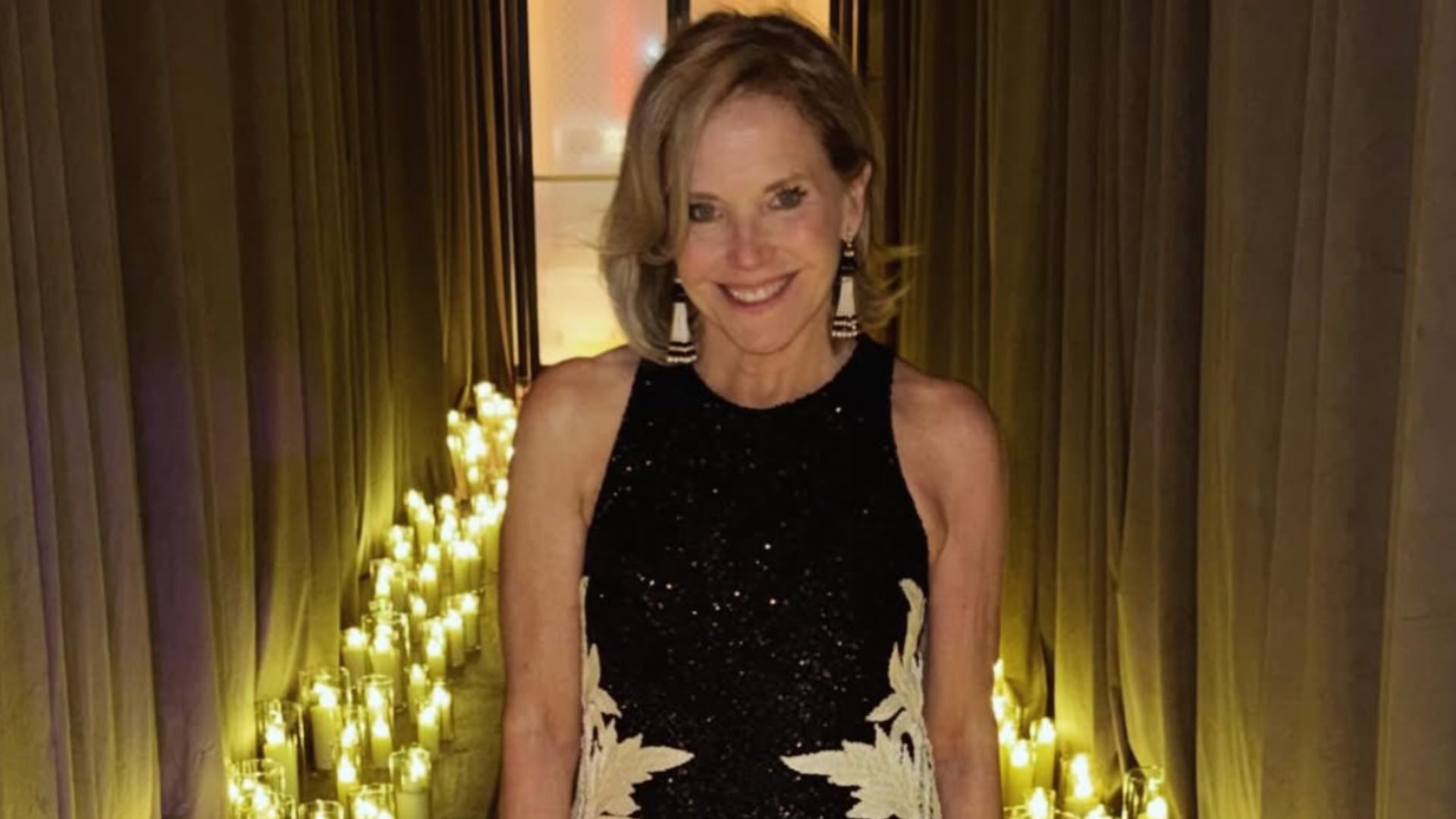 At 69, journalist Katie Couric radiates in a spectacular black dress