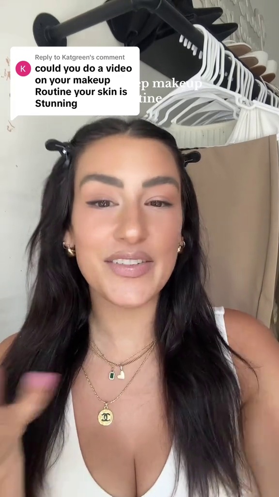 Everyday glowy makeup routine step by step