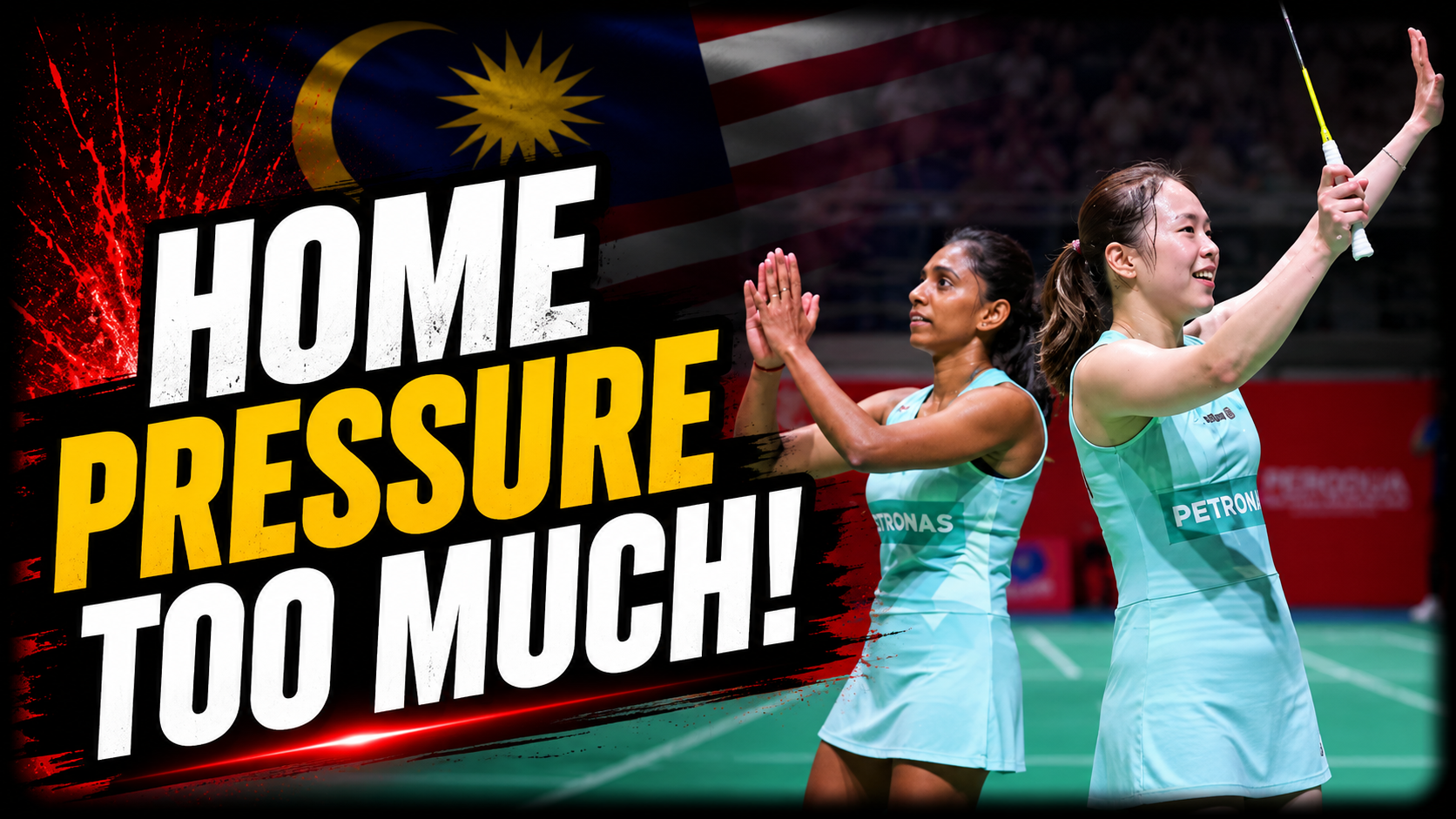 Pressure crushes Malaysia pair at home tournament