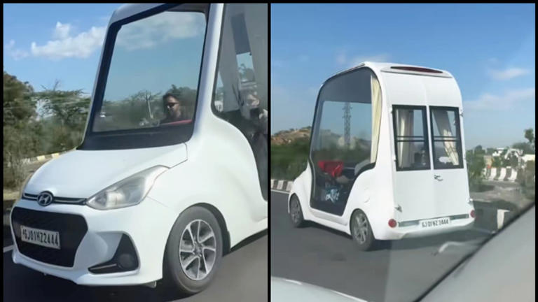 Viral video: Hyundai Grand i10 modified into luxury-style cabin car ...