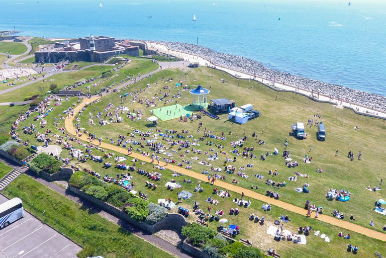 Summer is back as revellers enjoy the return of Live at the Bandstand ...