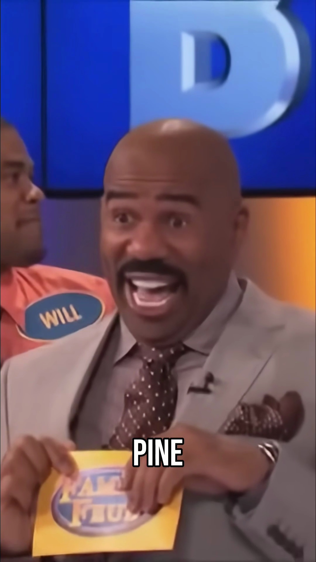 Q-Pine answer breaks Steve Harvey on Family Feud