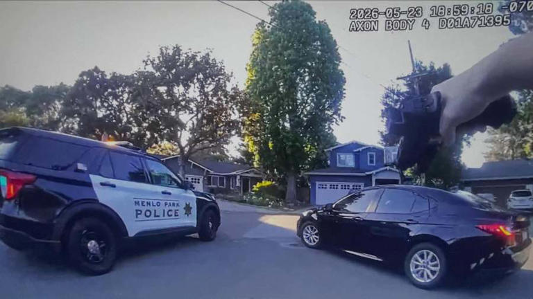Video: Juveniles lead police on a car chase in Menlo Park