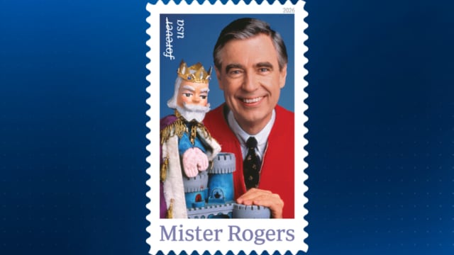 Mister Rogers stamp reissued after winning USPS contest