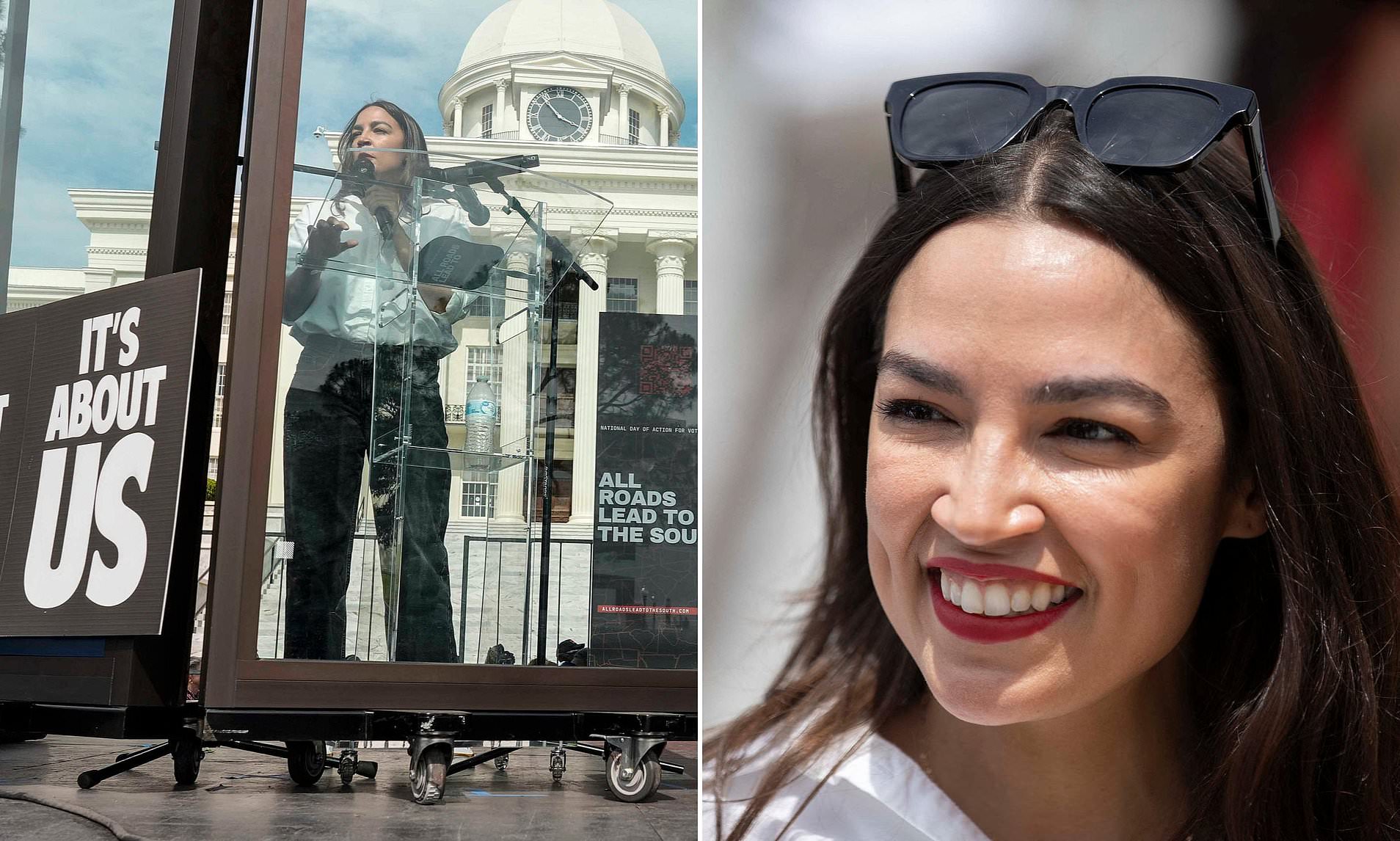 AOC mocked after calling for progressives to 'pull up to the South ...