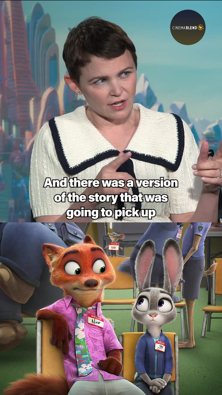 Ginnifer Goodwin on Zootopia 2's scrapped storyline