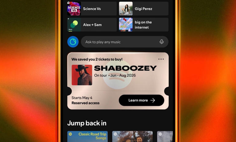 Your most played artists on Spotify could get you early access to their ...