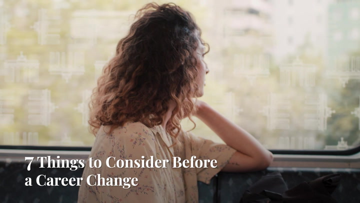 Things to consider before a career change