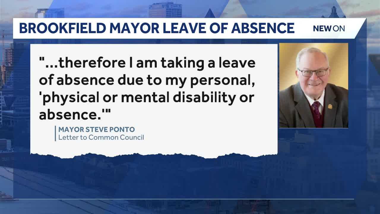 Brookfield Mayor Steve Ponto taking leave of absence, alderman says